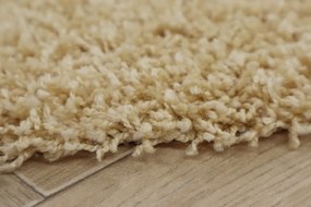Vopi, Metrážový koberec Color Shaggy béžový - neúčtujeme odřezky z role, na míru, šíře 2m,3m,4m, béžová, ab (mřížka), dětský pokoj
