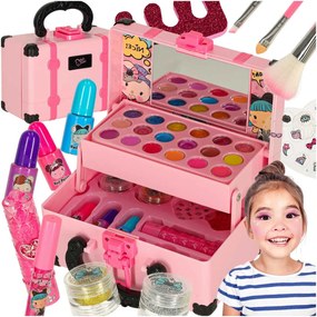 Creative Corner Sada na líčení a nehty make-up kosmetika stíny laky kufřík