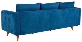 Hanah Home Pohovka SOFIA tmavě modrá 215 cm