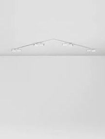 Minimalistické bodové svítidlo Oso 8 Bílá