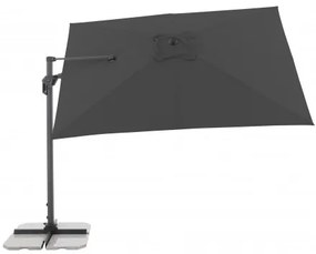 Moderní slunečník s boční nohou Doppler ACTIVE 310 x 210 cm - antracit