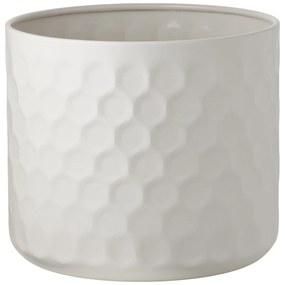 House Nordic Kovový květináč FLOWERPOT bílý