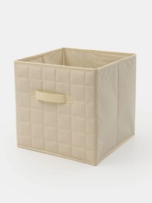 Sinsay - Skládací úložný box s prošívaným čelem - béžová