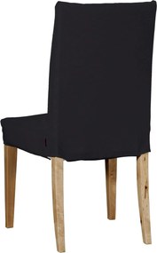 Potah na židli IKEA  Henriksdal, krátký barva černá látka pletený vzor
