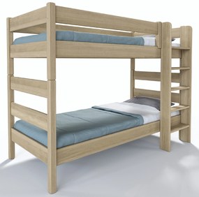 Vlastní výroba Dubová patrová postel Junior 1