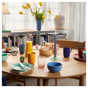 Porcelánový hrnek Rhombe Dark Blue 330 ml Lyngby Porcelaen