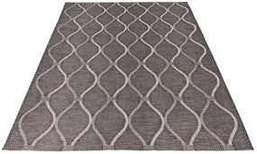Obsession, Kusový koberec Nordic 871 grey – na ven i na doma, 80x150, šedá, chodba / předsíň