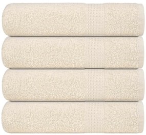 Ručníky FROGN 4 ks krémové 100x150 cm 360 g/m² 137005