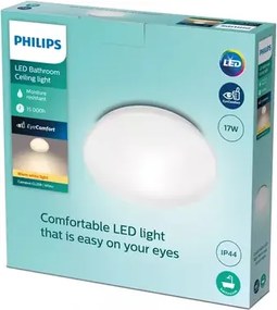 Philips Canopus CL259 bílá / Koupelnové přisazené LED svítidlo / 1x17W