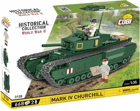 Cobi 3128 britský tank mark iv churchill 1:35