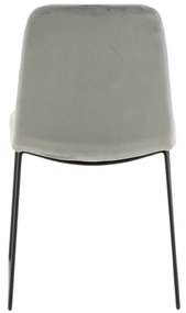 Jídelní židle Muce, 2ks, šedá, S43xD63xV84