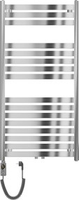 Mexen Uran, elektrické topné těleso 1200x600 mm + topná tyč 600 W, chromová, W105-1200-600-2600-01