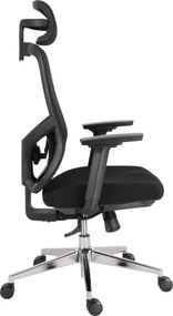 Kancelářská ergonomická židle Neoseat ALLY — černá, nosnost 150 kg