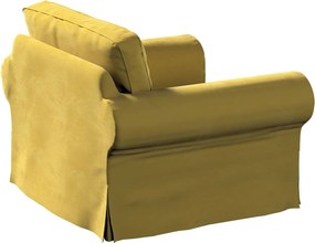 Potah na křeslo IKEA Ektorp barva zelená látka lesklé, sametová