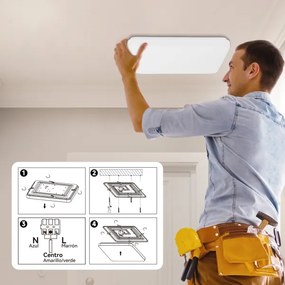Brilagi - LED Stmívatelné stropní svítidlo MILKY WAY LED/24W/230V 3000-6500K +DO