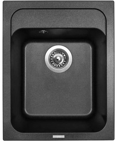 Set Sinks CLASSIC 400 Metalblack + baterie Sinks MIX 35 Metalblack