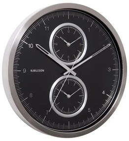 Karlsson Designové nástěnné hodiny KA5508BK Karlssson 50cm