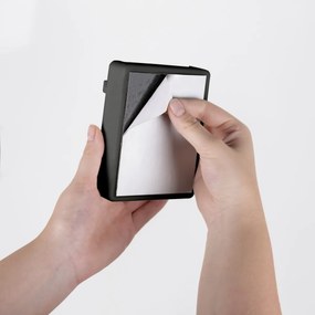 Wenko Nástěnný odpadkový koš Sare 5 l, nerezová