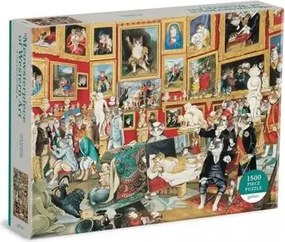 Galison Puzzle Tribuna Uffizi s kočkami / 1500 dílků / od 8 let