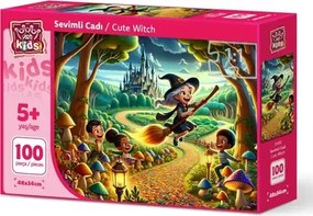 ART PUZZLE 35412 Puzzle Roztomilá čarodějnice / 100 dílků / od 5 let