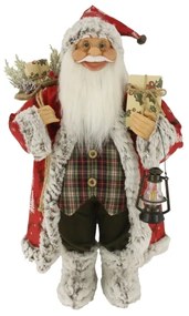 Dekorace Santa Claus Tradiční vzorovaný 60cm