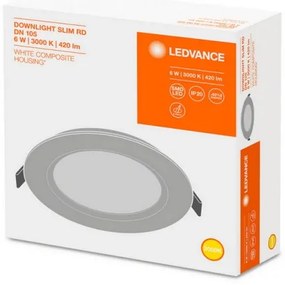 LED podhledové svítidlo LEDVANCE Slim Round 105mm 6W/3000K teplá bílá