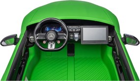 LEAN CARS Elektrické autíčko Mercedes GT63 AMG DK-GT63 24V LCD matné zelené