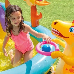 Vodní hřiště 302 × 229 × 112 cm – Dinoland I57135NP