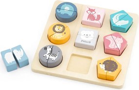 Dřevěná Vkládací puzzle Viga Zoo