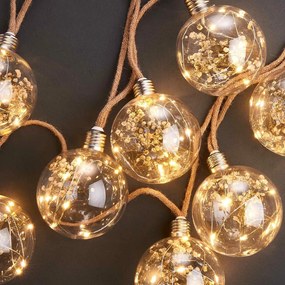 Butlers BULB LIGHTS Světelný řetěz se sušenými květinami 8 světel