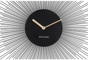 Designové nástěnné hodiny 5817BK Karlsson 45cm
