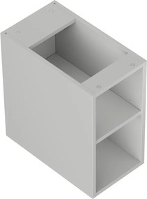 Mexen Box-A, otevřená skříňka s policí 25 cm, šedá matná, 91AX2-0250-470-0-62