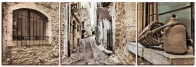 Obraz na plátně - Stará středomořská ulice - panoráma 5151FC (150x50 cm)