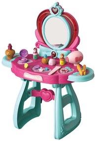 Dětský toaletní stolek s hudbou BABY MIX Růžová