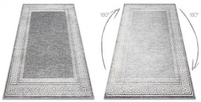koberec MATEO 8033/644 Moderní řecký, vzor rámu strukturální šedá velikost 240x330 cm | krásné koberce cz