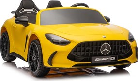 LEAN CARS Elektrické autíčko Mercedes GT63 AMG DK-GT63 24V LCD žluté