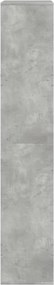 Knihovna betonově šedá 100 x 33 x 175 cm kompozitní dřevo 3309405