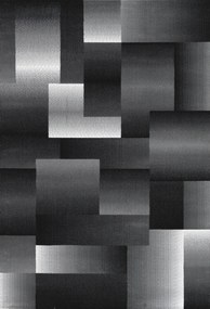 Ayyildiz, Kusový koberec Miami 6560 Black, 80x150, šedá, chodba / předsíň