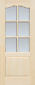 Posuvné Interiérové dveře Radex dřevěné TRYPLET 6S Šířka dveří: 100 cm