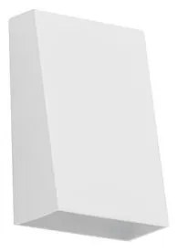 Nova Luce Venkovní nástěnné svítidlo MILEY bílá hliník a sklo LED 4.5W 3000K IP54 světlo dolů
