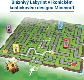 Ravensburger Minecraft Labyrinth / Délka hry: 20 minut / Počet hráčů: