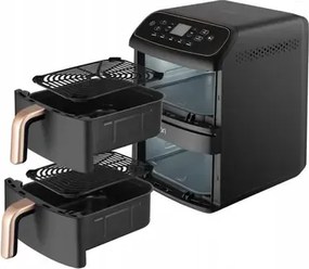 Cosori Turbo Tower Compact černá / Horkovzdušná fritéza / 2630 W / 8.6