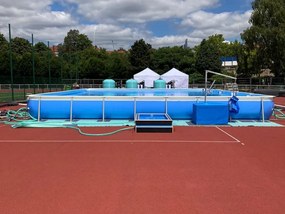 Technypools Bazénový set MEGA 1500 14,86 x 5,66 x 1,47 m (0417K) Barva: šedá