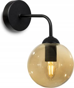 Elegantní Nástěnná Lampa Skleněná Koule Výběr Led