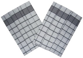 Svitap Utěrka Negativ Egyptská bavlna 50x70 cm bílá/černá 3 ks