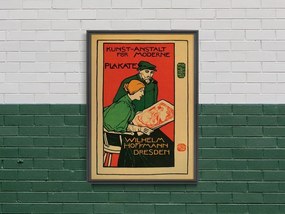 Plakát na zeď Wilhelm Hoffmann Drážďany, moderní tiskárny