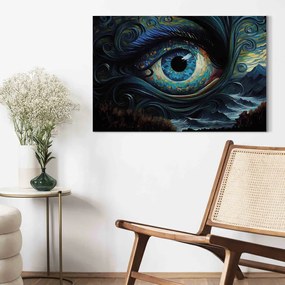 Obraz Modré oko - kompozice inspirovaná dílem van Gogha