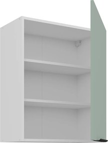 ARIA sb | horní skříňka 60 G-72 1F policová | 60 cm | ANTI FINGERPRINT povrch | bílá/aquamarine
