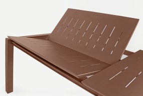 BIZZOTTO Rozkládací zahradní stůl KONNOR 200-300x110 cm hnědý