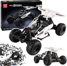 LEAN Toys Stavebnicové kostky – terénní auto s dálkovým ovládáním RC 4x4 Off Road, 409 dílů